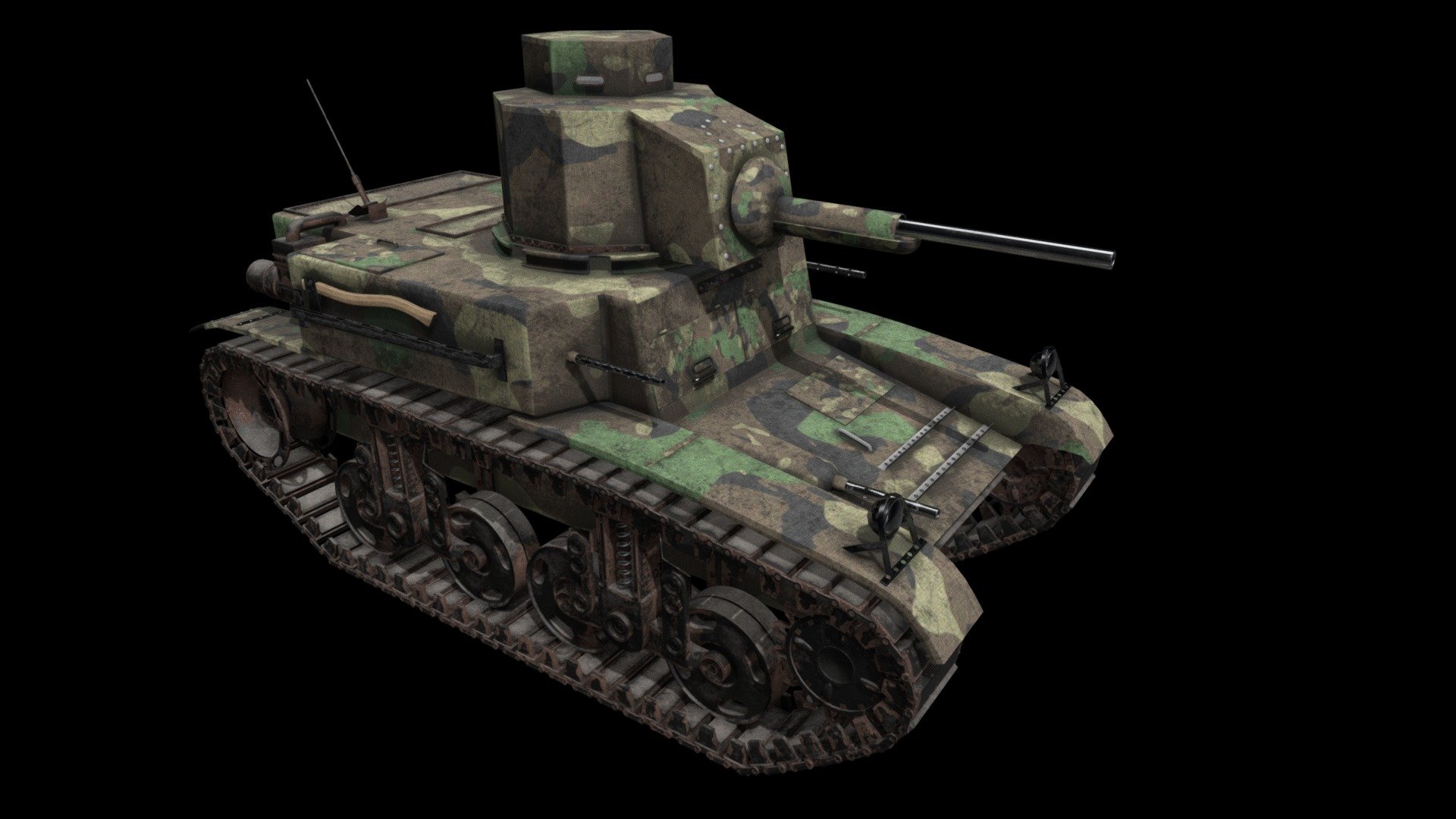 Tank PR100 - Buy Royalty Free 3D model by BANDANNA (@BAND_ANNA ...