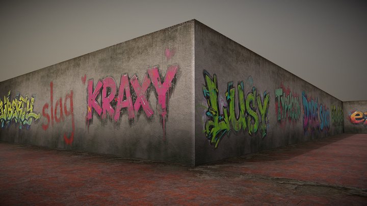 Graffiti 3D models - Sketchfab