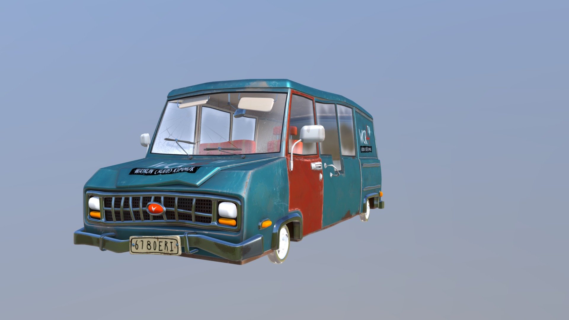 hello-neighbor-2-demo-van - 3D model by Ms.Bewwy [030e50b] - Sketchfab