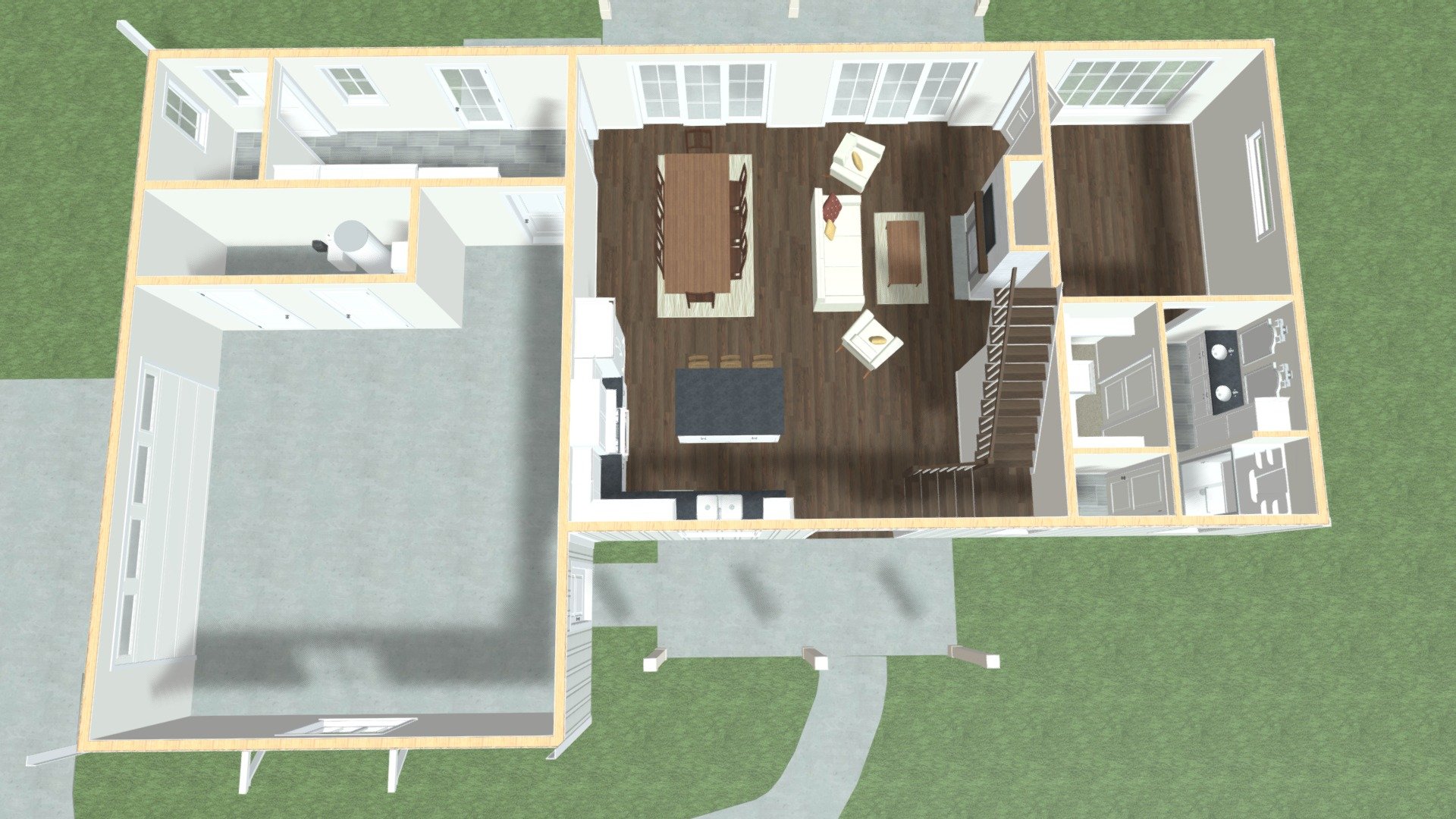 Revised 1st Floor - Download Free 3D model by OakBridge Development ...
