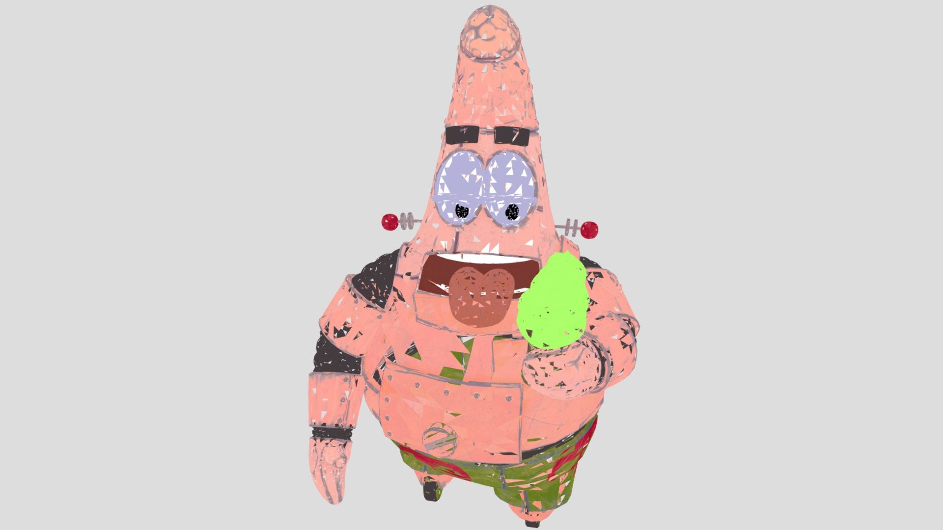 Bfbbr Robo Patrick Lick Download Free 3d Model By Smf Friends Fan