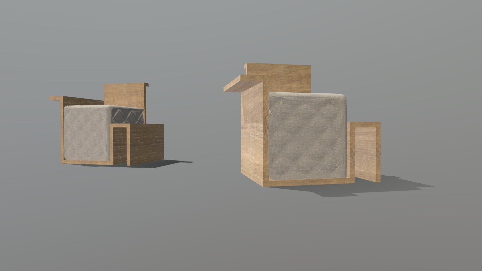 Boxchair - 3D model by Idaz_objects (@Idaz) [0314c87] - Sketchfab