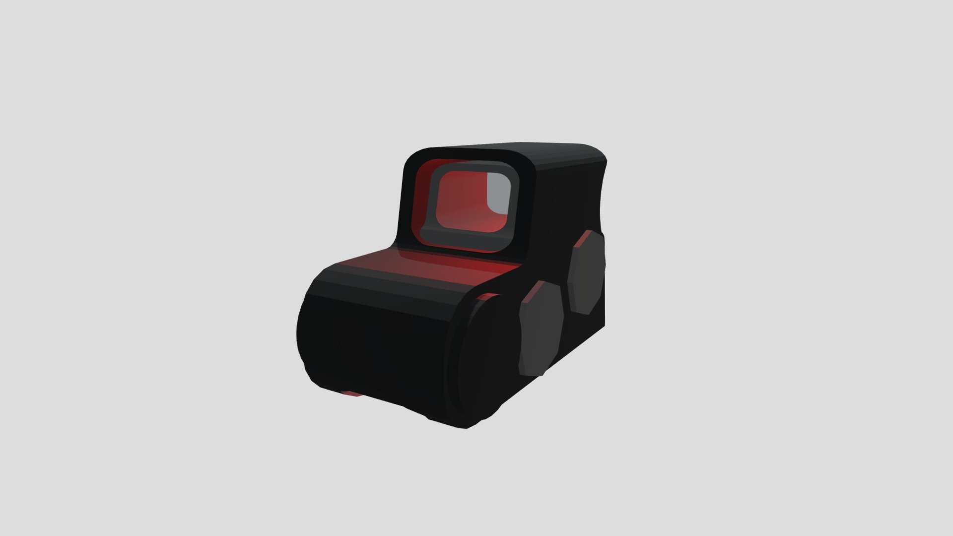 Low Poly Holosight (Holo included) - Download Free 3D model by chaydon ...