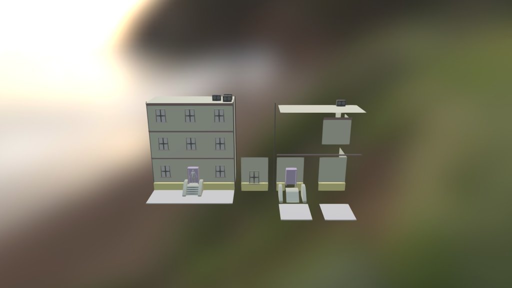 low poly modular building - 3D model by Nick (@NickG96) [0315094 ...