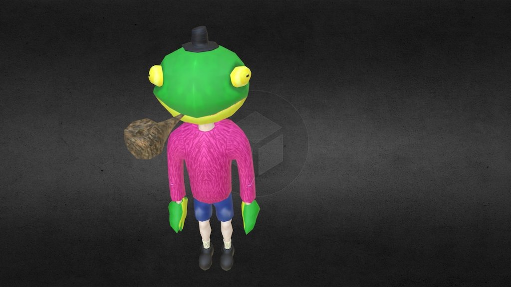 MR.FROG - 3D model by Oldhan (@partypie1230) [0315c61] - Sketchfab