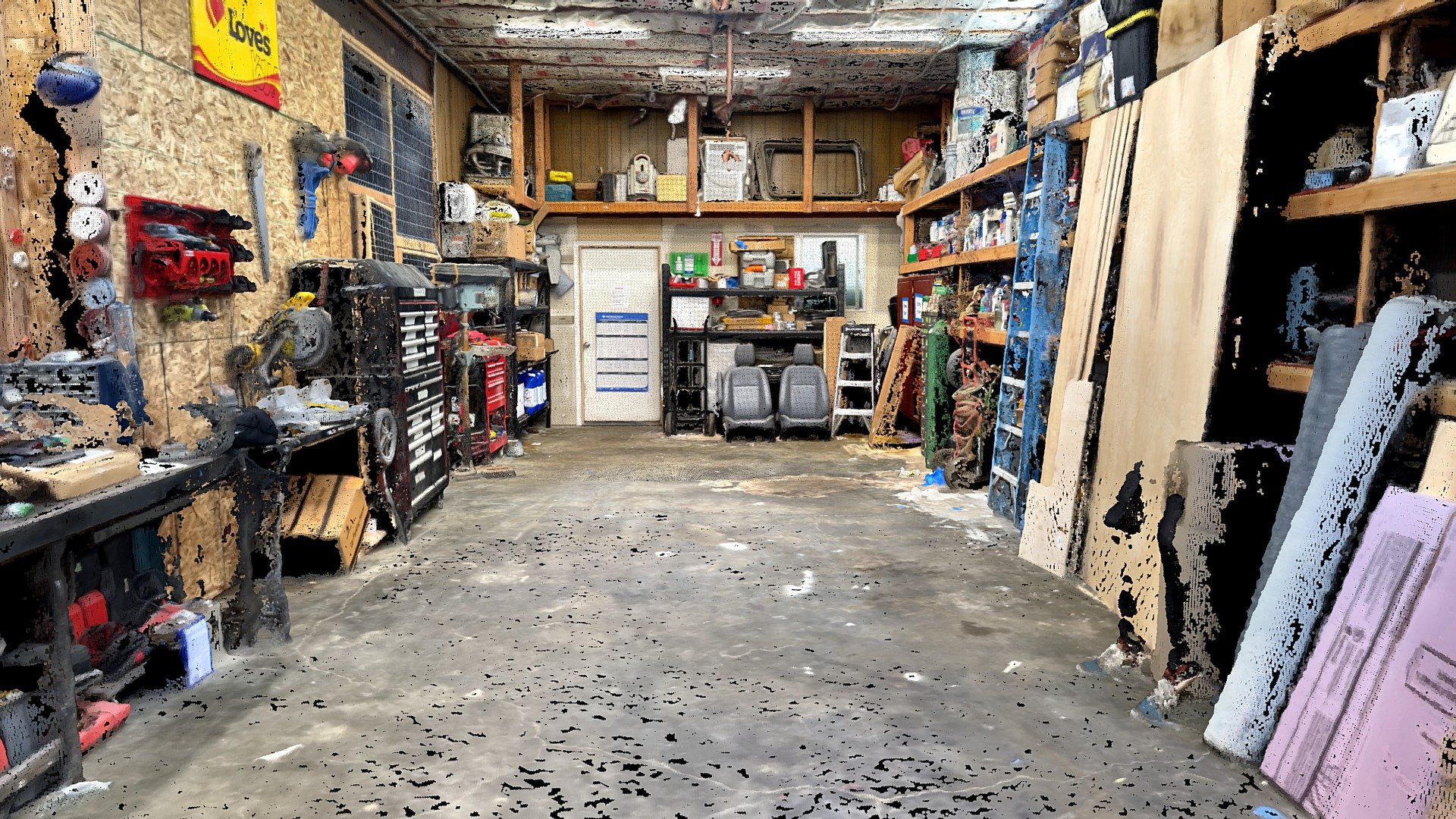 Bend Camper Co. Garage - Point Cloud - 3D model by EveryPoint [03168fd ...