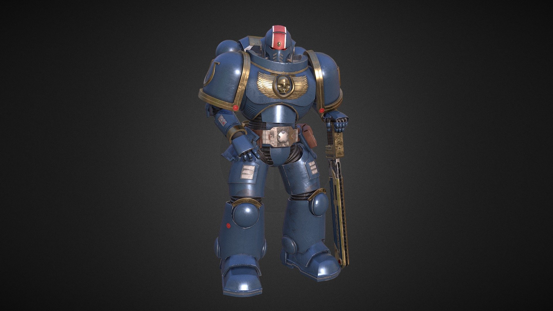 Warhammer: Ultramarine - Download Free 3D model by Daniil4639 [0317995 ...
