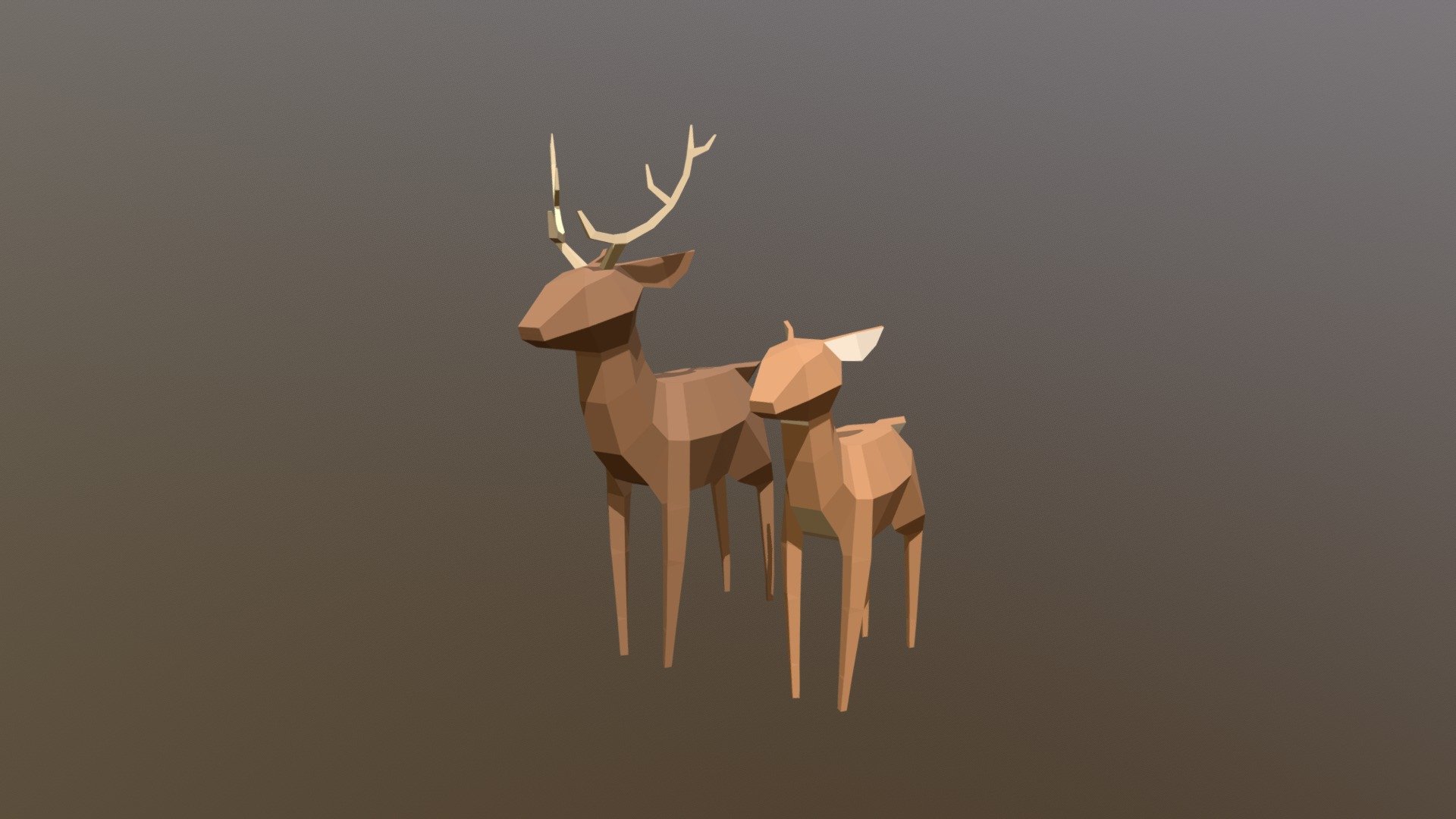 Deer - 3D model by Ben (@breadcipher) [0317ff4] - Sketchfab