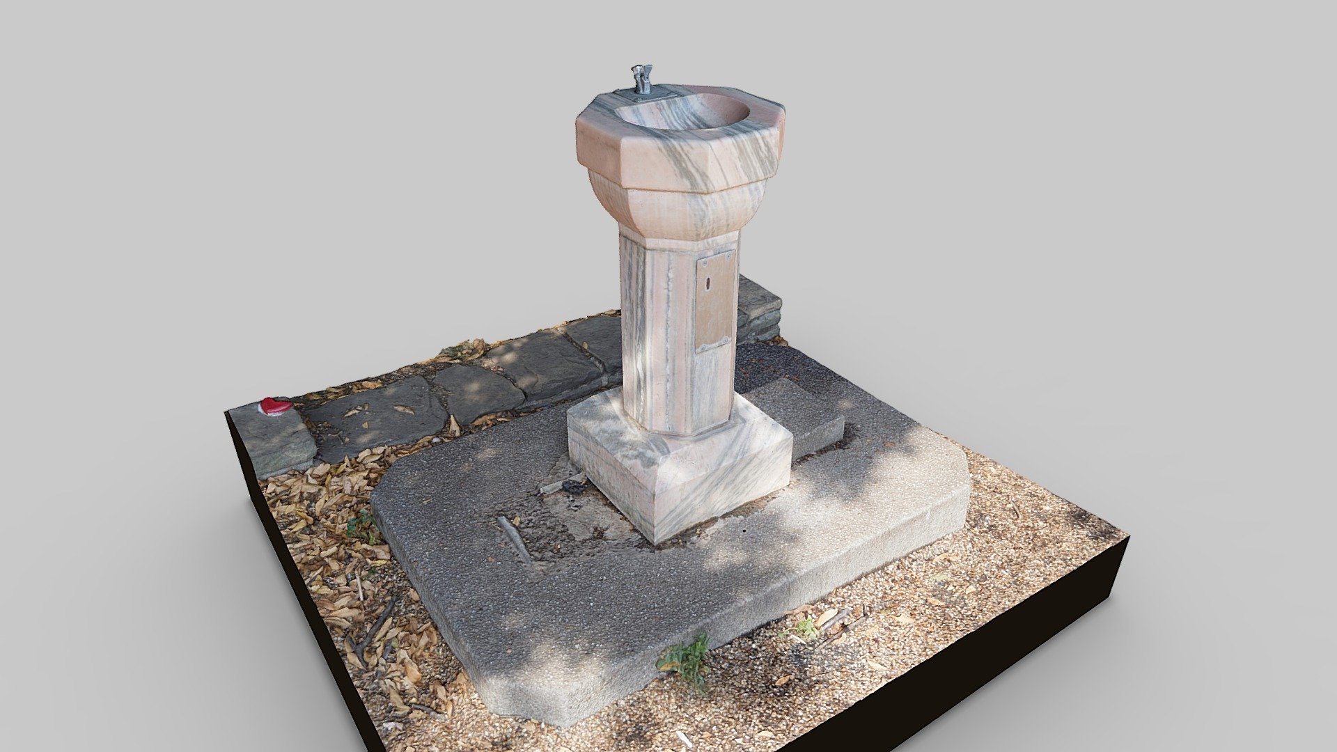 Drinking Fountain Springfield Park - Download Free 3D model by ...