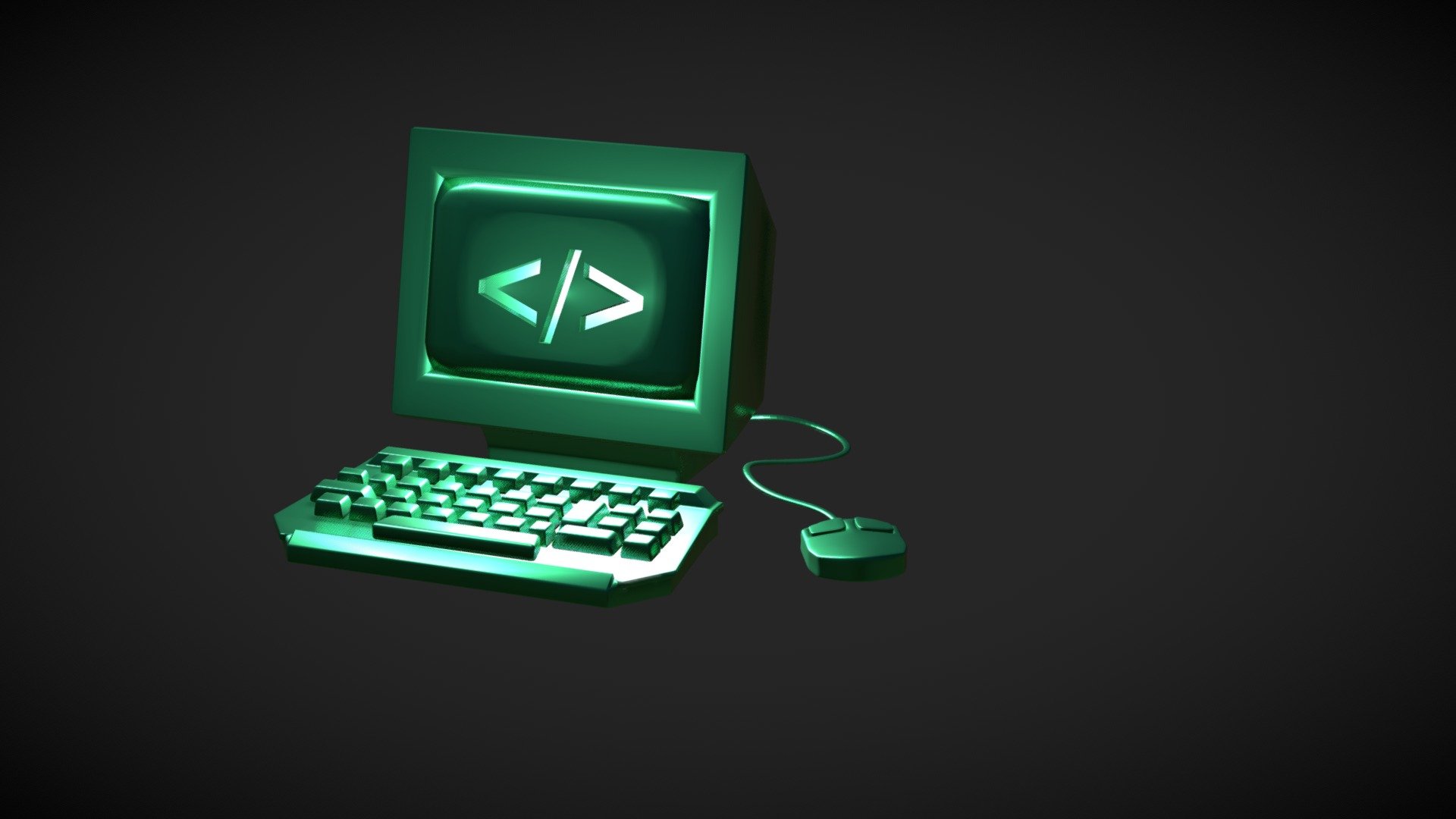 Retro Pc - Download Free 3D model by MANGAllER [0318fb9] - Sketchfab