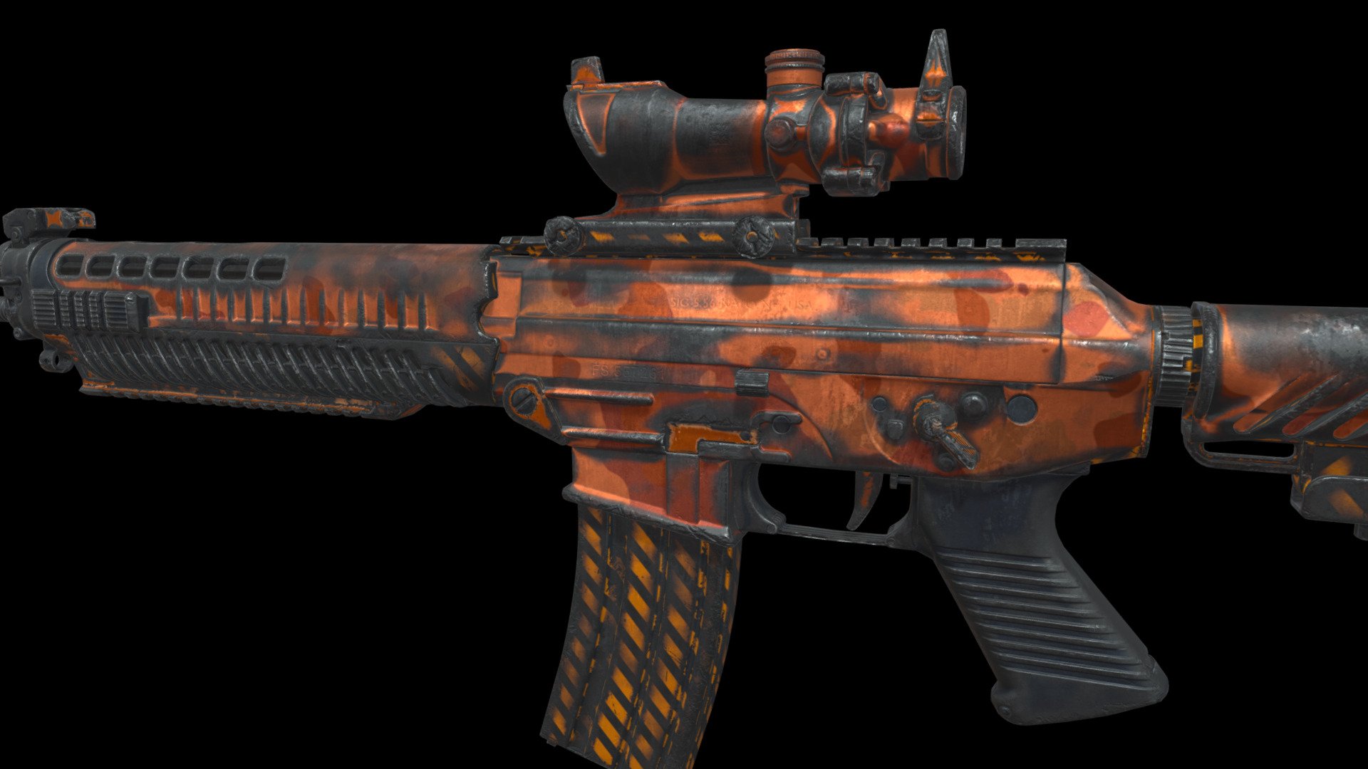 SG 553 | Lethal Dose - 3D model by dog (@d0g1) [031aeec] - Sketchfab
