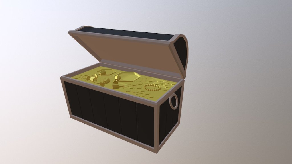 Chest Gold - 3D model by Ivan_T (@ivan_) [031aff7] - Sketchfab