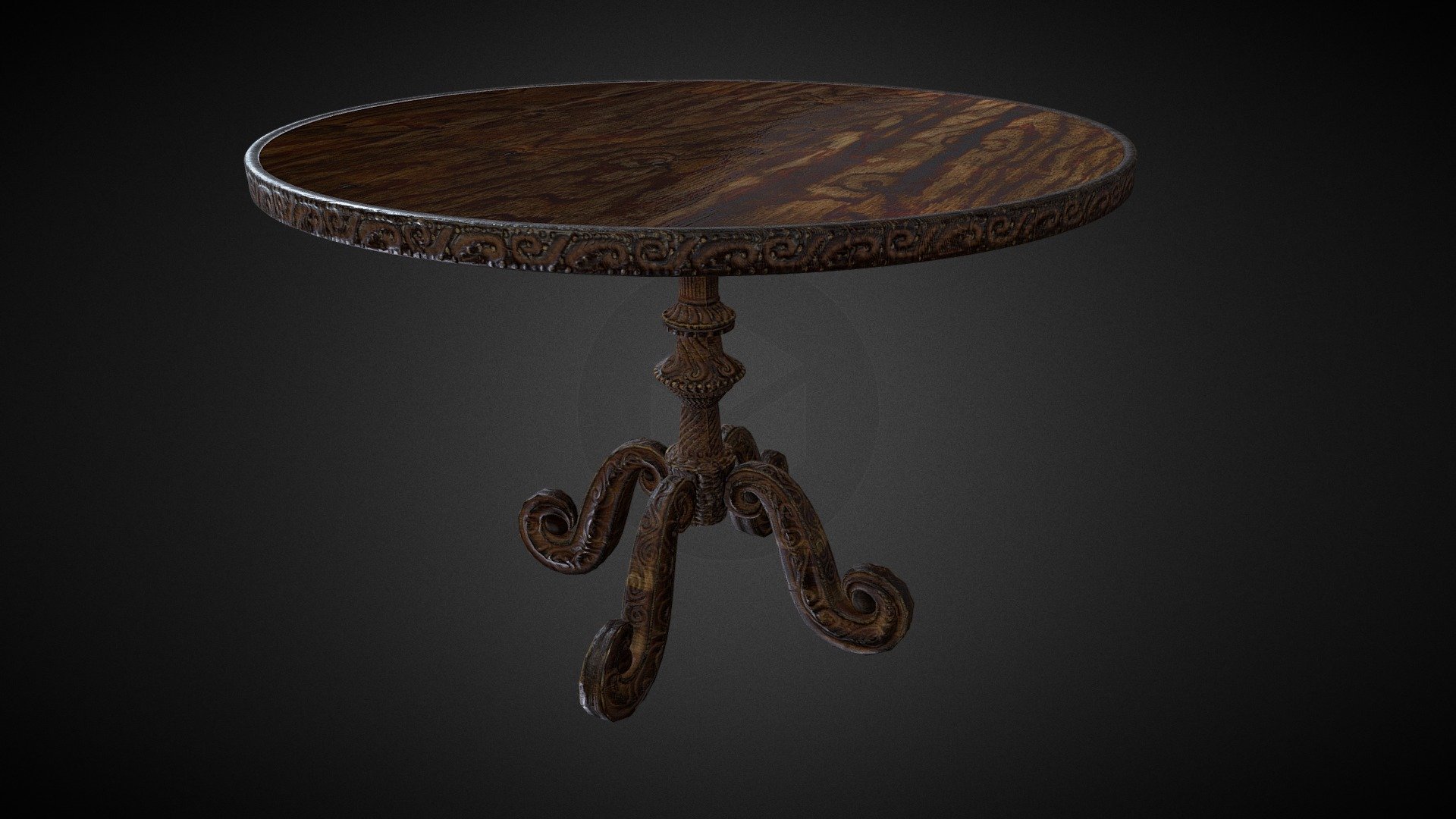 wooden coffee table - Download Free 3D model by RimasBe [031dba0 ...