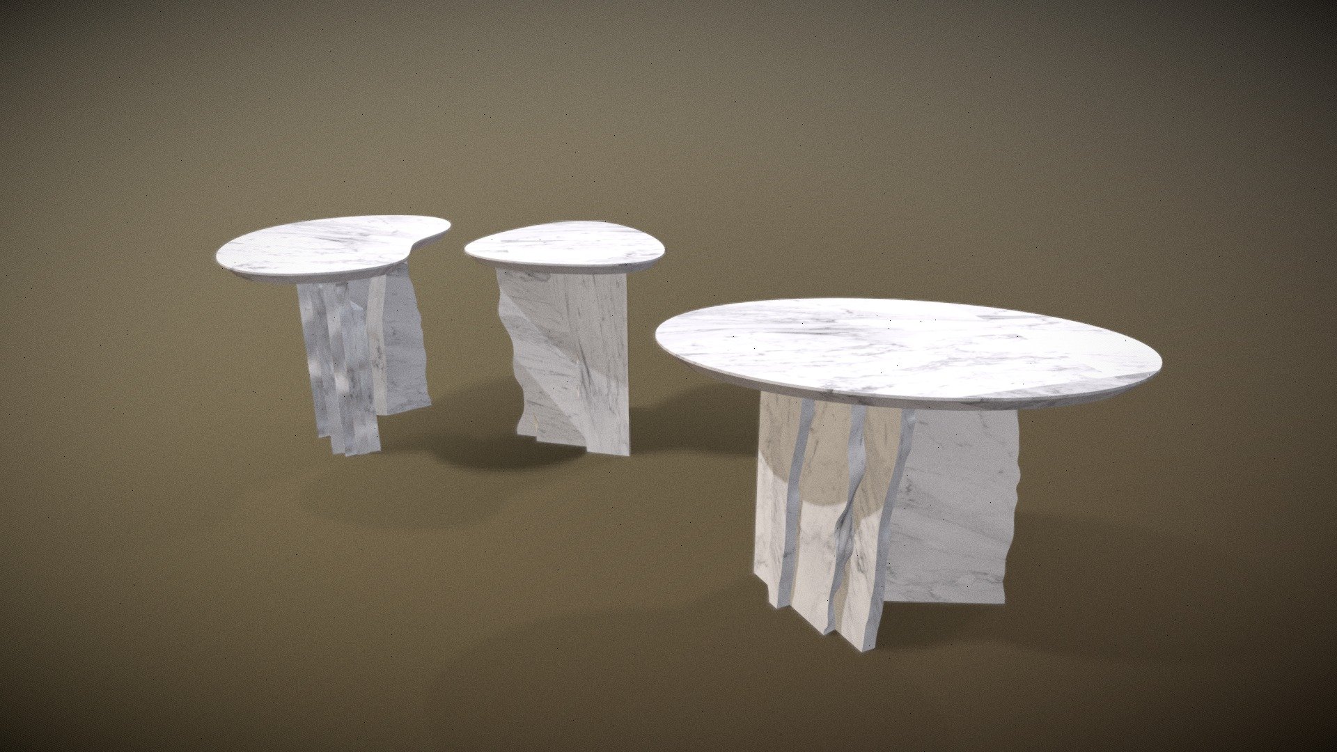 Layered-Stones-Tables - version2 - 3D model by bourgoynestudio [031ecce ...
