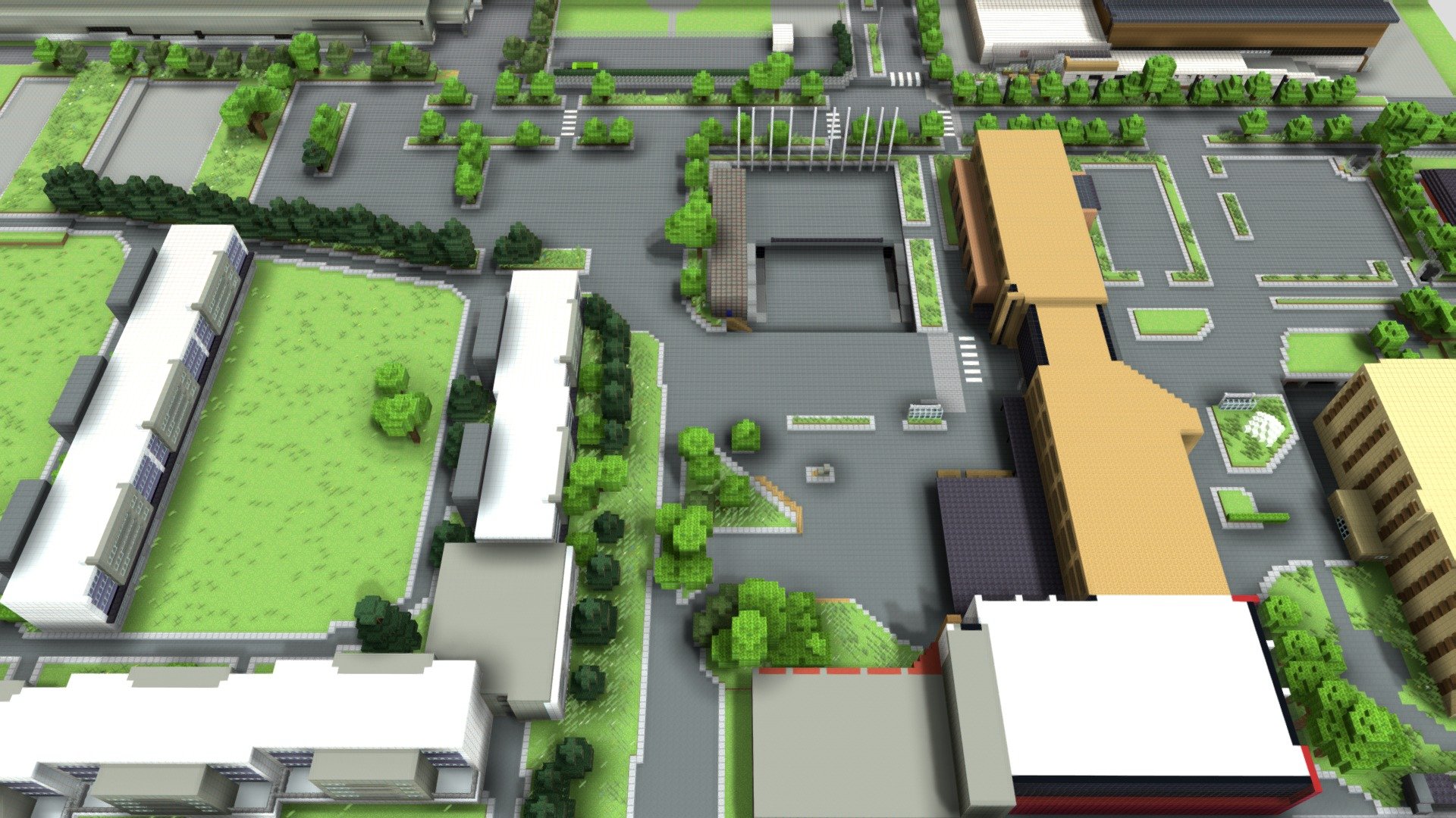 Furuset Senter - Download Free 3D model by Block by Block ...