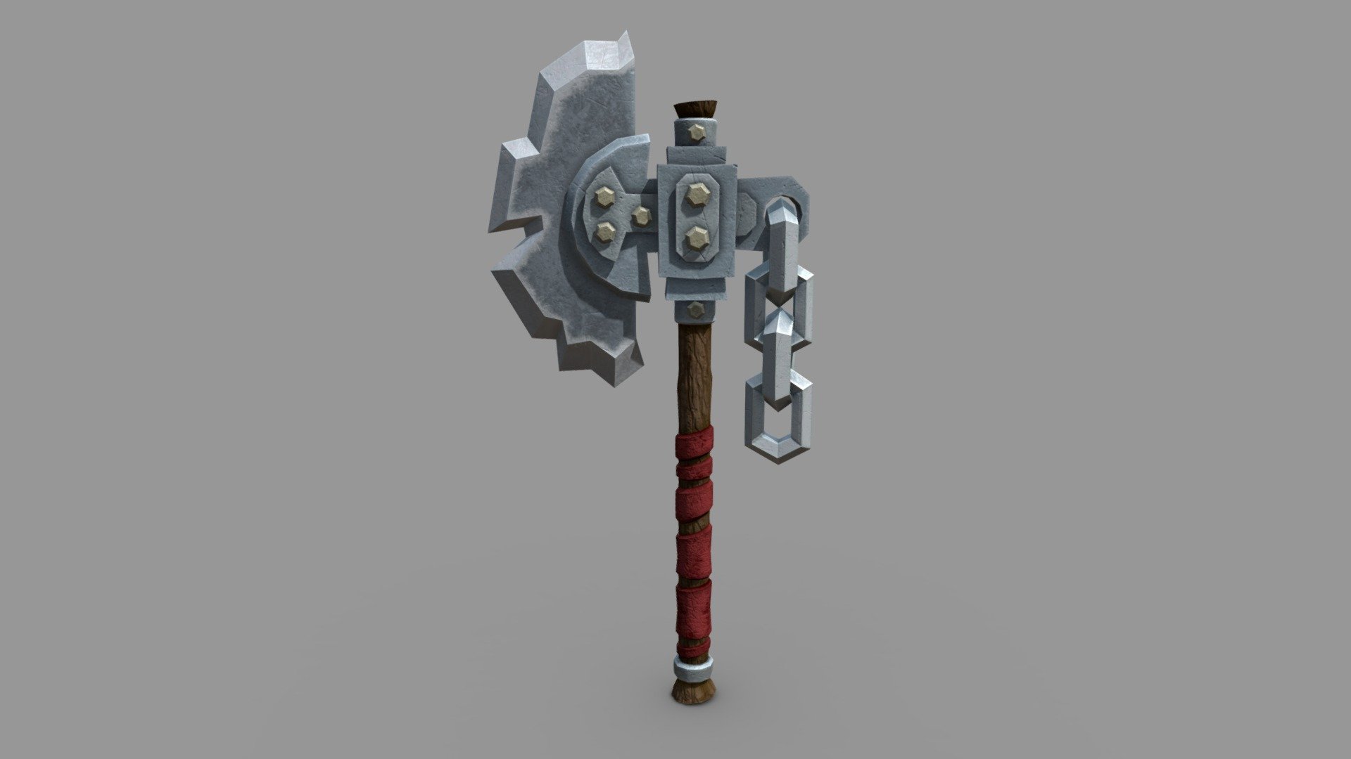 Low Poly Stylized Axe - Download Free 3D model by eggtoast [0322f30 ...