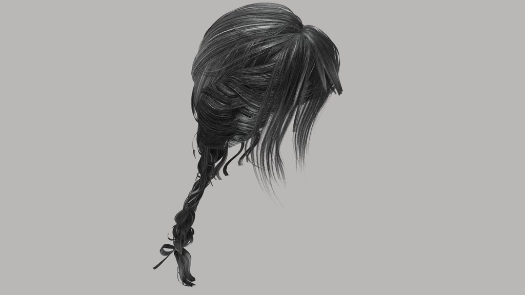hair - A 3D model collection by happysonic - Sketchfab