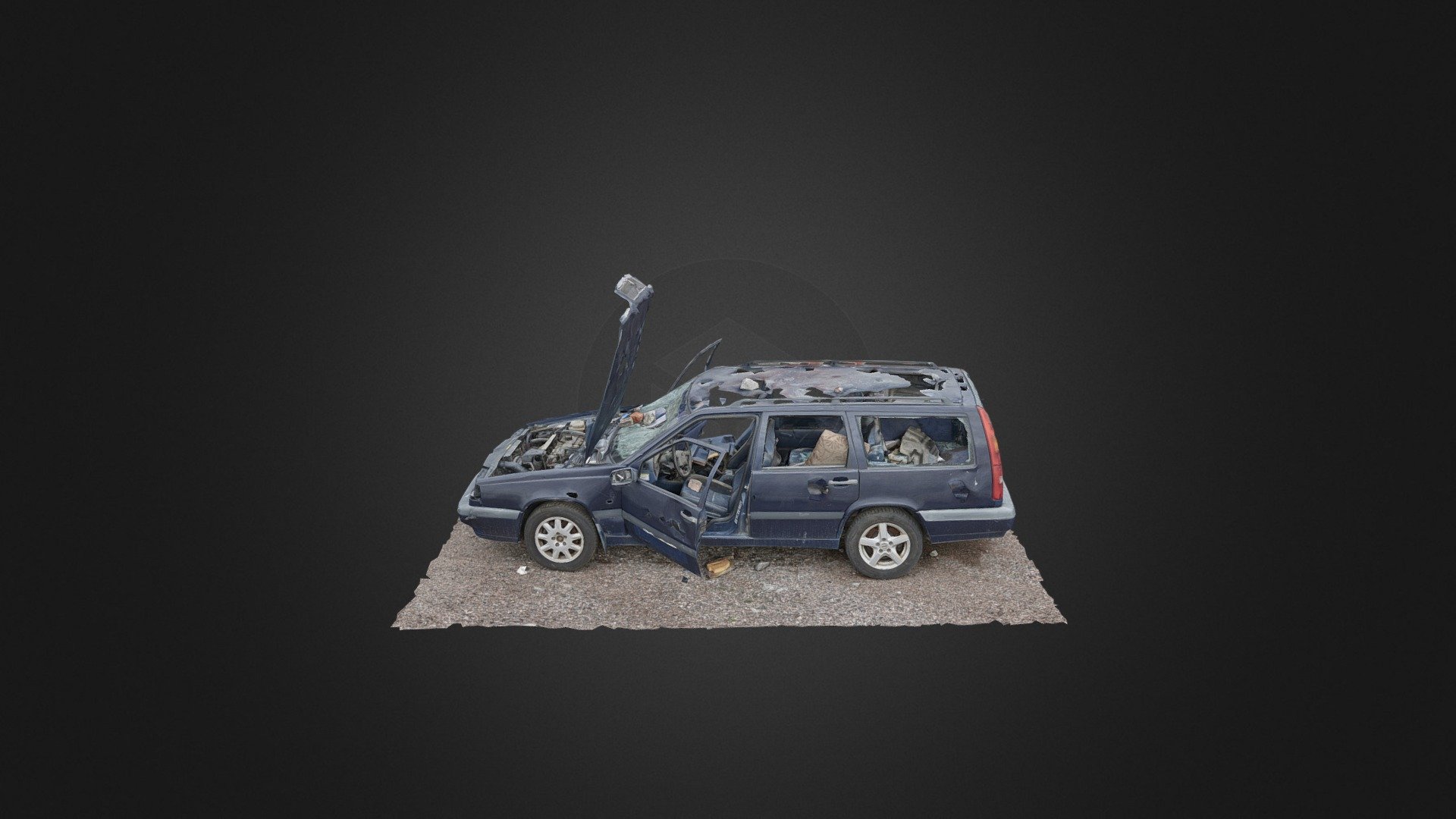 RandomLab 020 Abandoned VOLVO - Download Free 3D model by rajatonvimma (@randomdoctors) [0323b1d ...