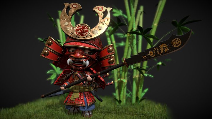 Samurai 3D models - Sketchfab