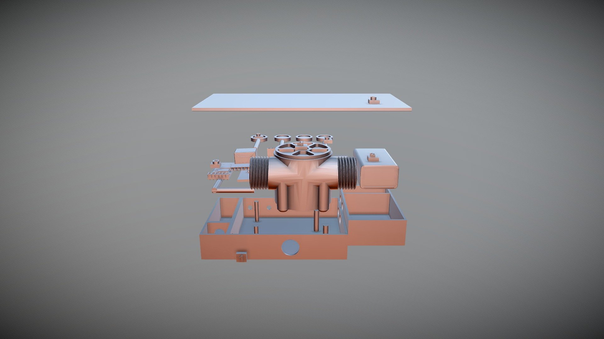 Partes del Modelo 3D Interno Prototipo - 3D model by jefferson.huiza ...