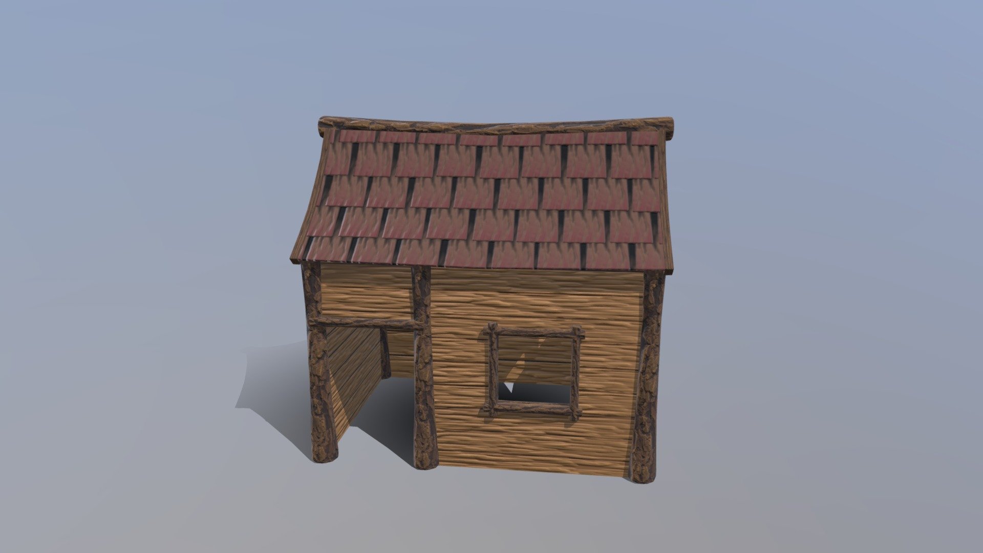 Stylised Wooden Hut - Download Free 3D model by LukeThePunk666 [032924c ...