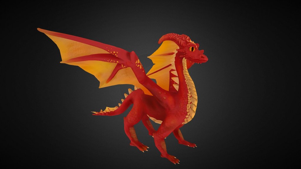 Dragon - 3D model by Dolly [0329ae9] - Sketchfab