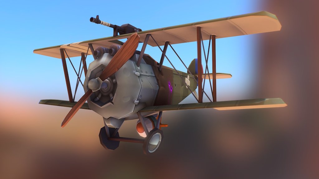 Punk Plane - 3D model by KirNuyts [032a98c] - Sketchfab