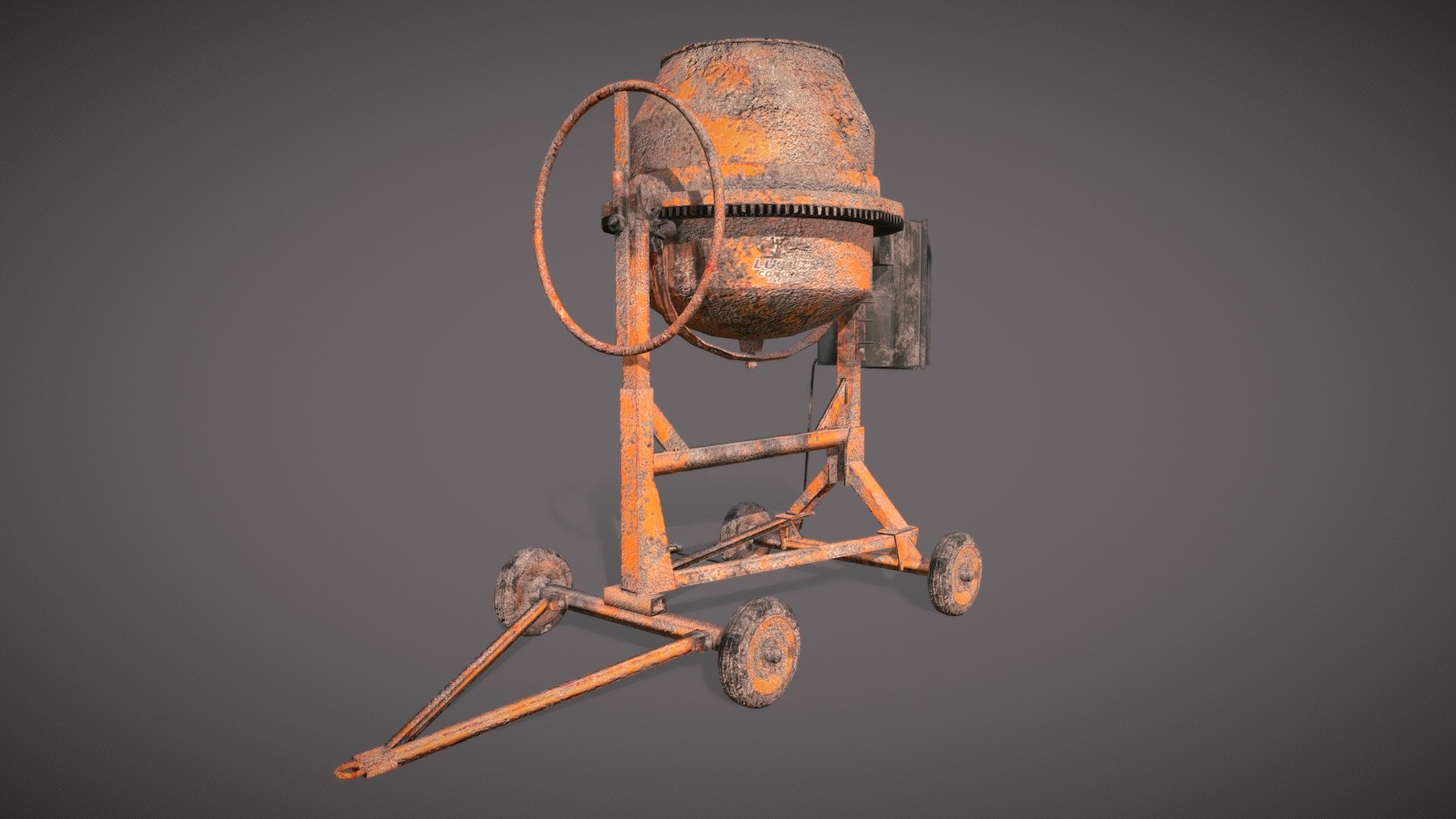 Cement Mixer - 3D model by Aman Singh (@Bemax) [032b3ae] - Sketchfab
