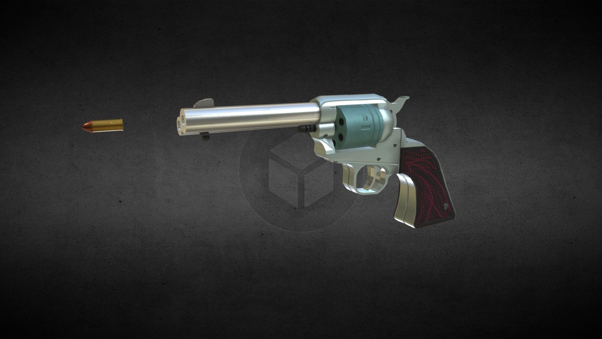 Revólver_ruger Wrangler - Download Free 3D model by Luzz [03300c9 ...