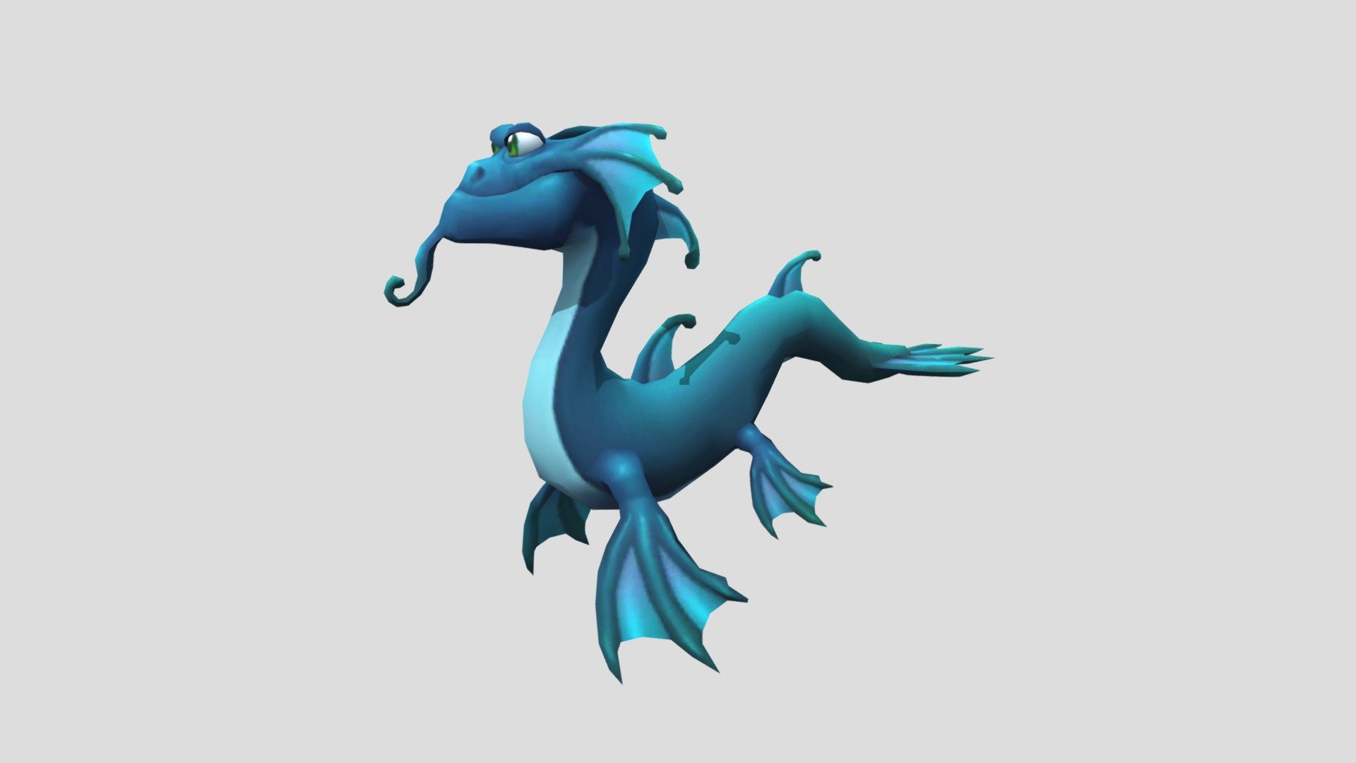 Water Dragon - Download Free 3D model by LunaEagle [033034c] - Sketchfab