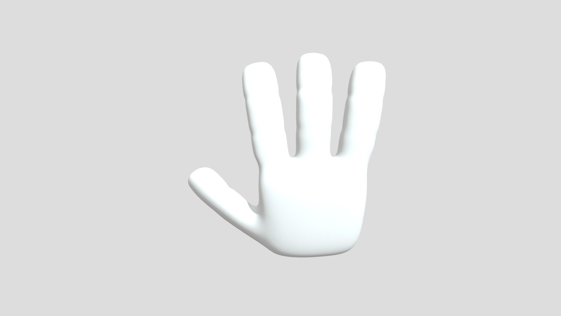 Mano estilo cartoon con 4 dedos - Download Free 3D model by Laura_Romo ...