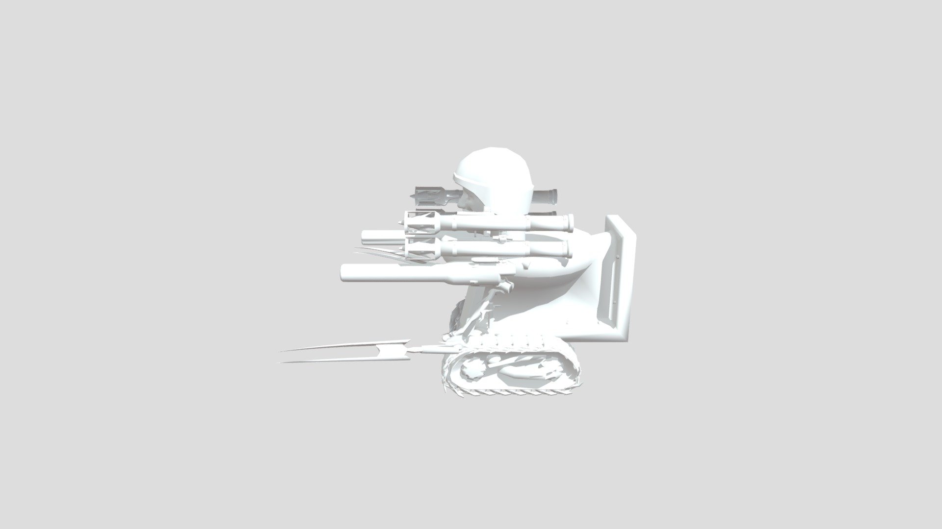 Dual laser launcher skibidi toilet - 3D model by WHAGHAH ...