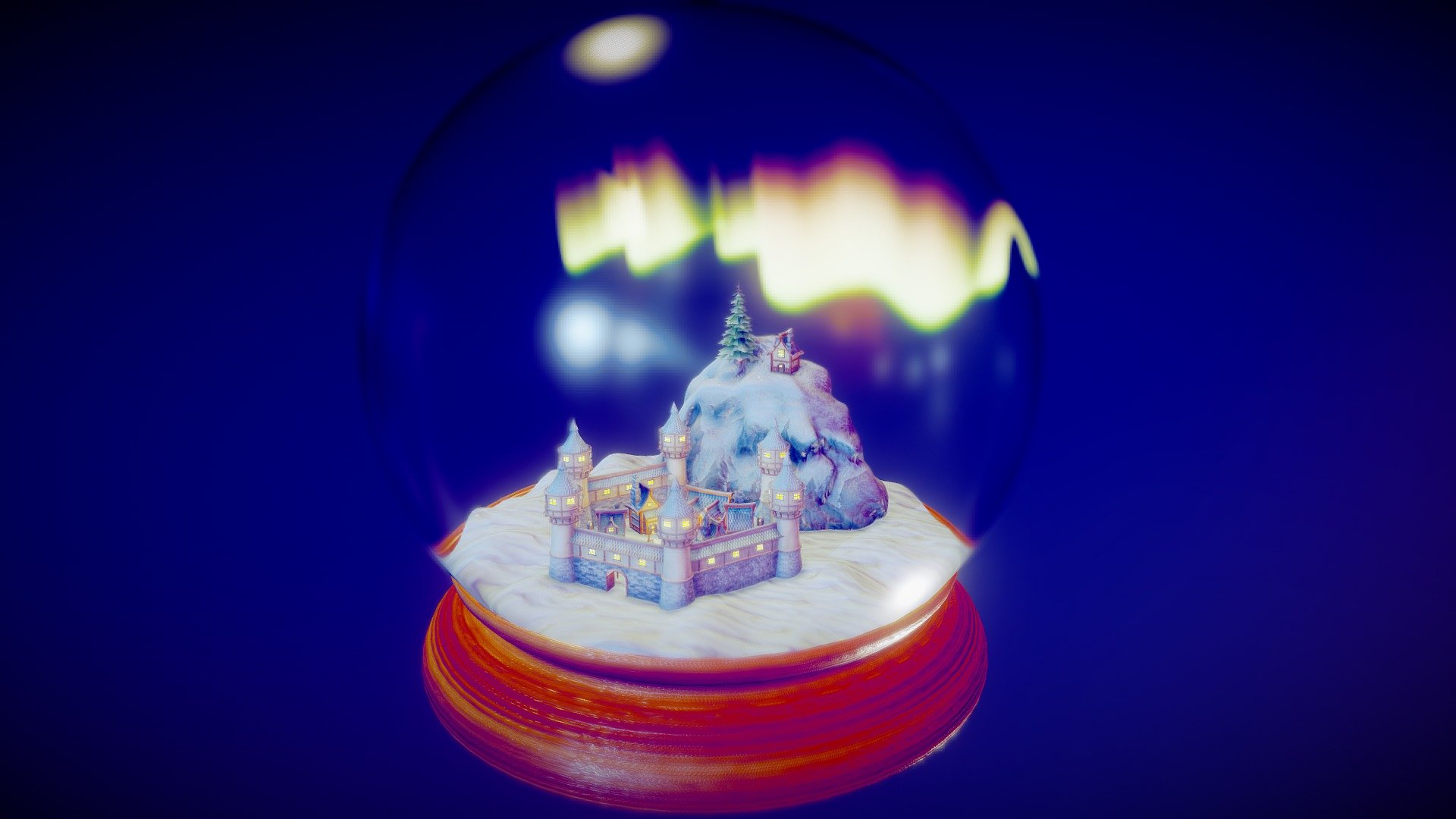 Snow Globe Winter Diorama - 3D model by TMan (@TMan2125) [03330ce ...