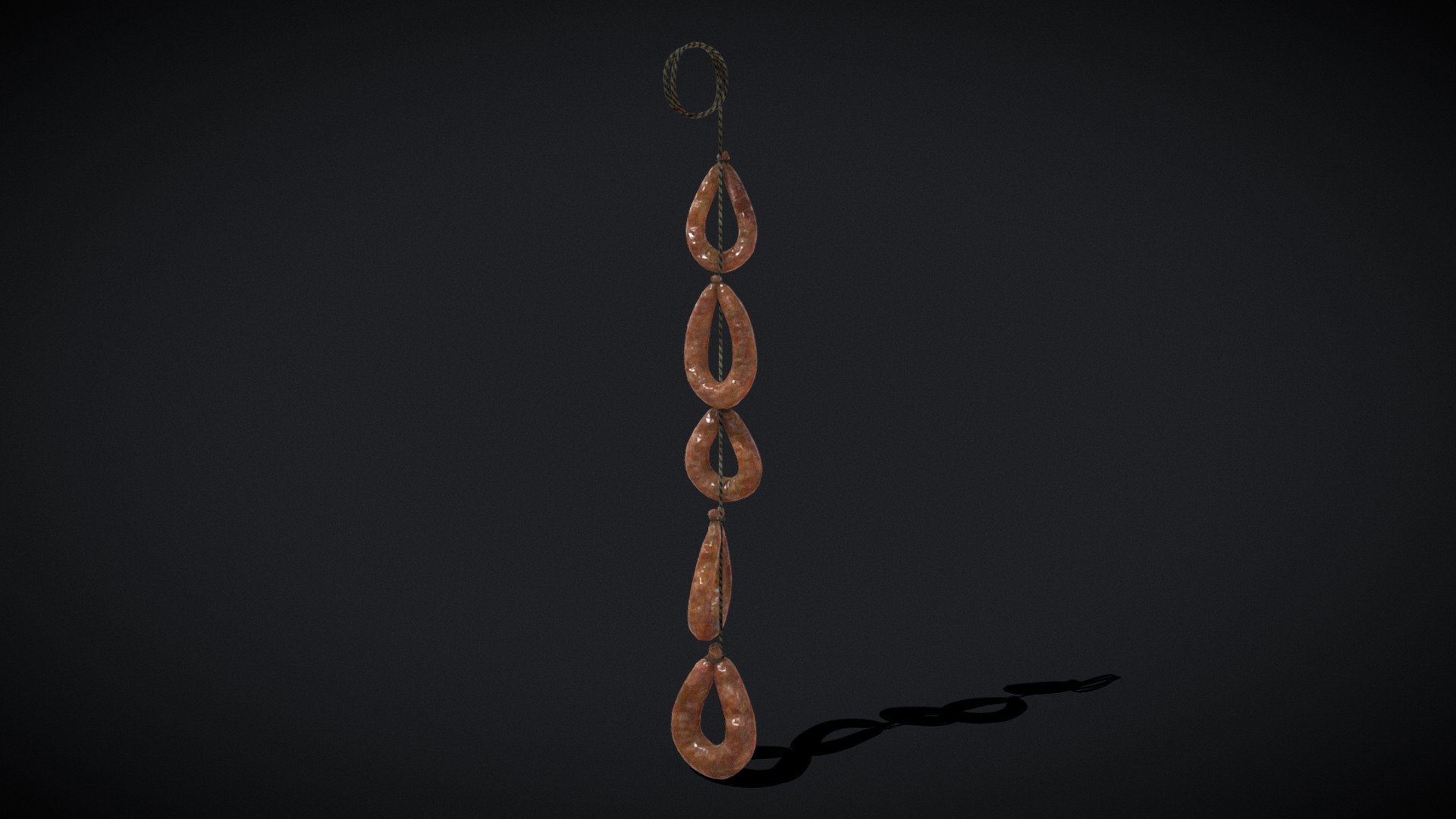 Hanging Turkey Kielbasa - Buy Royalty Free 3D model by ...
