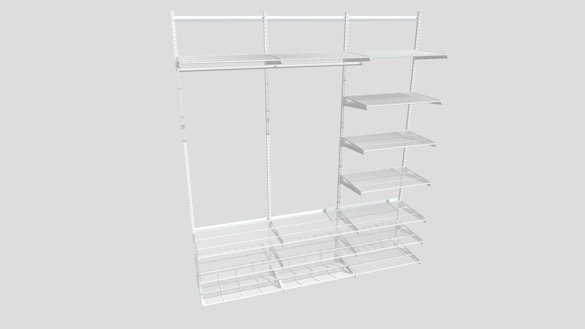 Shelves Wire - Shelf bracket - Download Free 3D model by Paula.de.Souza ...