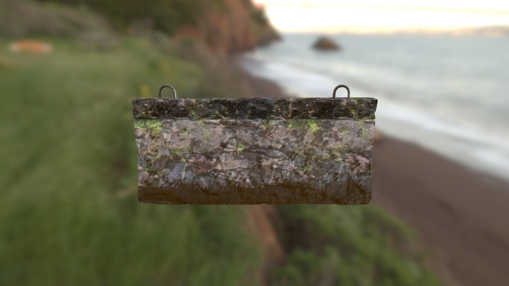 Mossy Stone Barricade - 3D model by ravvick [03374a9] - Sketchfab