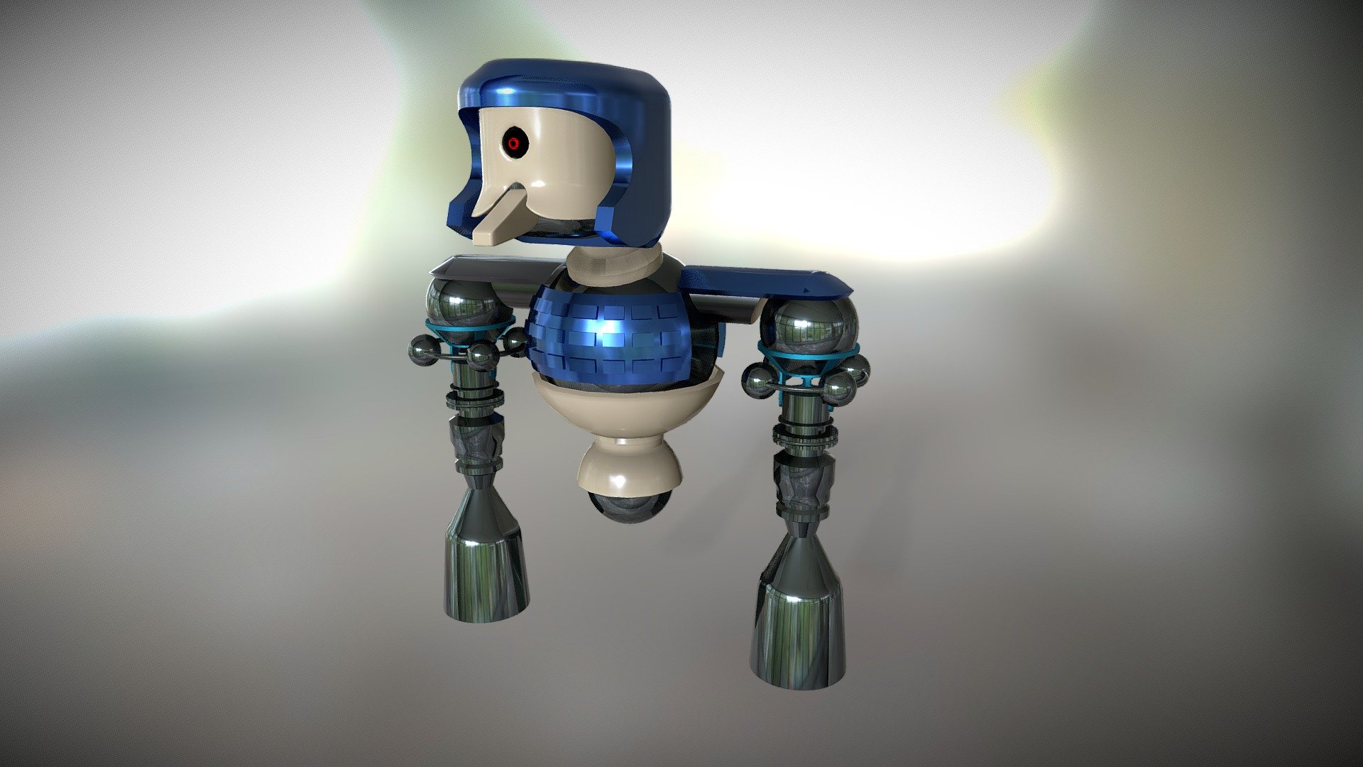 Leo's Robot - Download Free 3D model by LeonardSketchfab [033763c ...