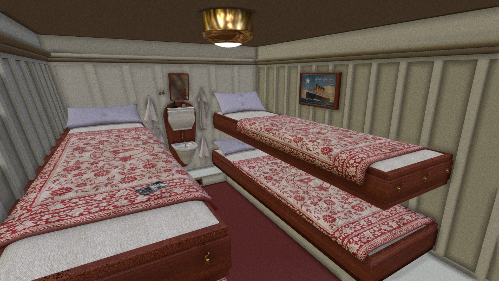 3rd Titanic room - Buy Royalty Free 3D model by Thomas Binder ...