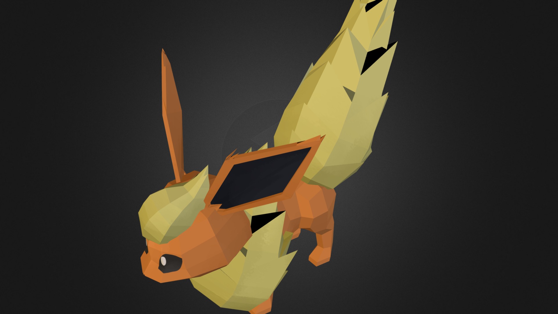 Flareon - 3D model by karrybird [0338ff5] - Sketchfab
