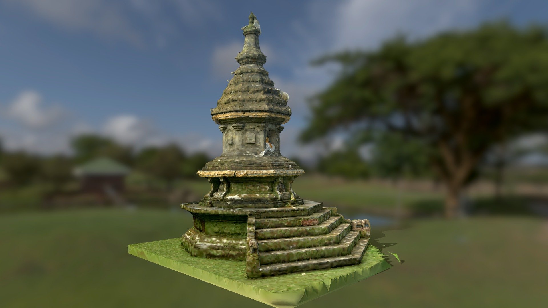 Stupa Ulun Danu Bali - Download Free 3D model by Csaba (@cssulyok ...