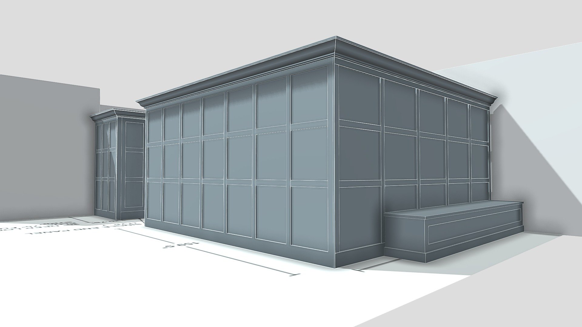 Locker Cladding - 3D model by kdc (@kdcarchitects) [0339c90] - Sketchfab