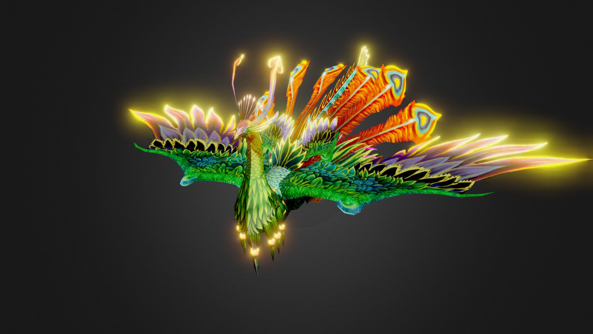 Phoenix - 3D model by Lanig [033b218] - Sketchfab