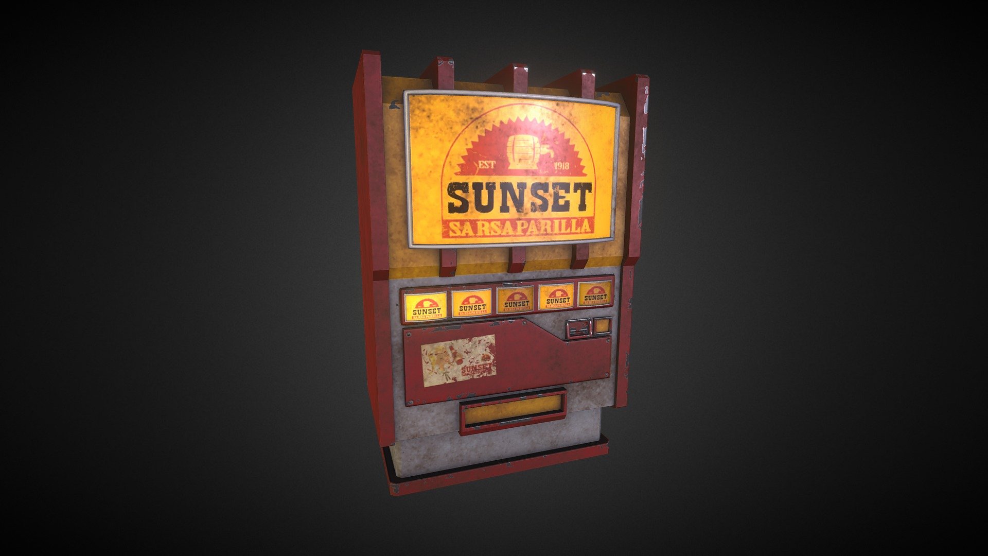 Fallout NV Sarsaparilla machine [PBR Updated] - 3D model by nicolas ...