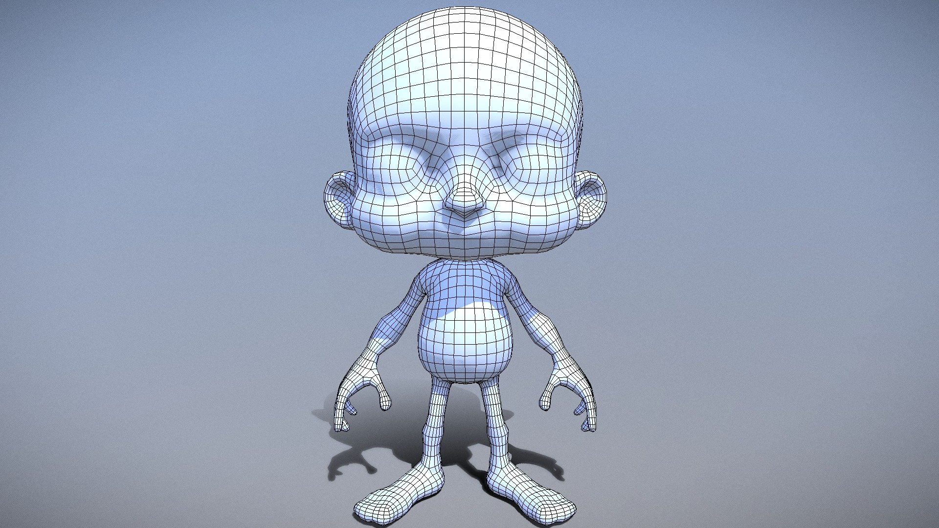 Boy Stylized Basemesh with Topology - Buy Royalty Free 3D model by ...