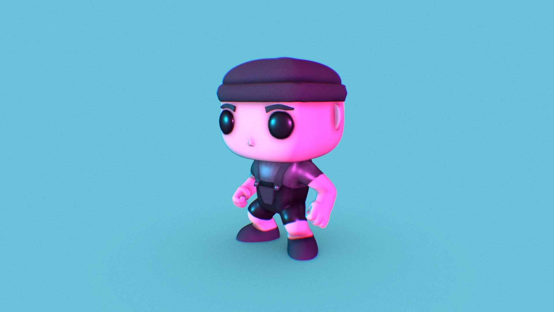 Funko Pop (Comission) - 3D model by Besk.art [033ea20] - Sketchfab