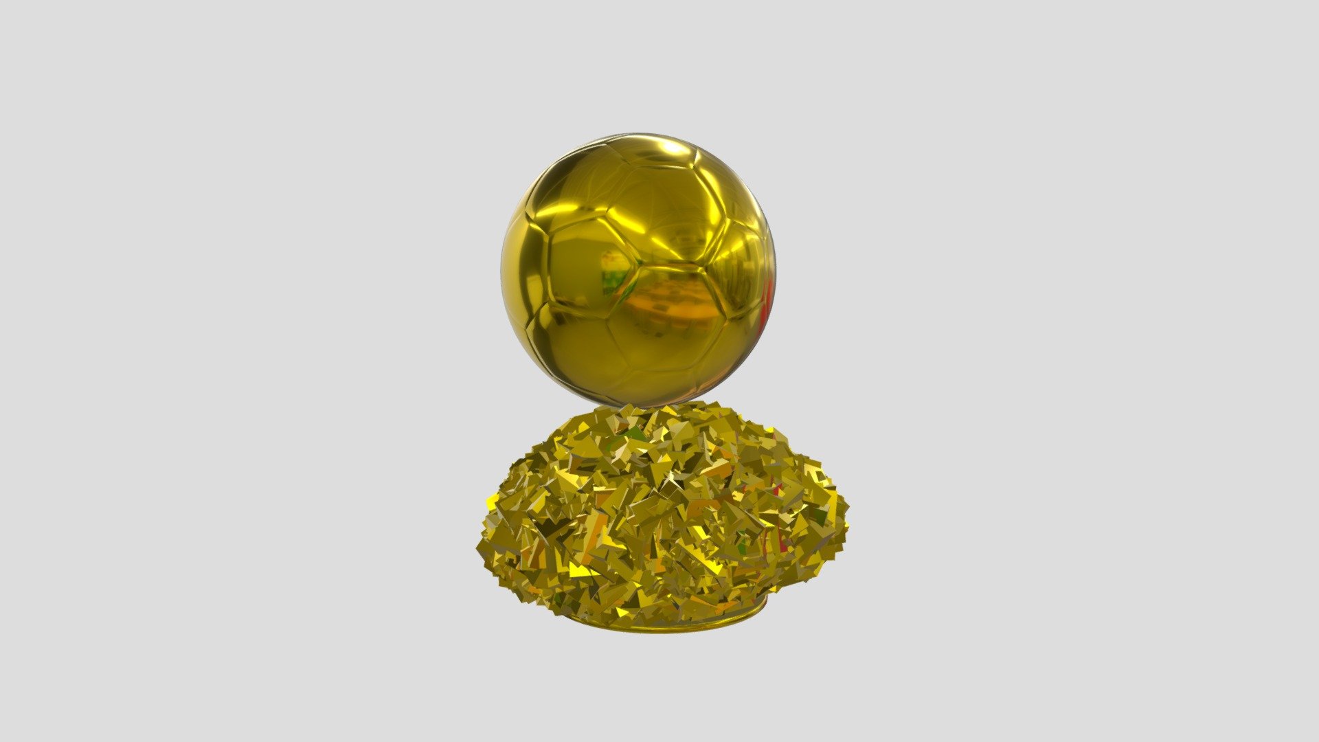 Golden Ball - Download Free 3D model by alex.yefremov [033ec08] - Sketchfab
