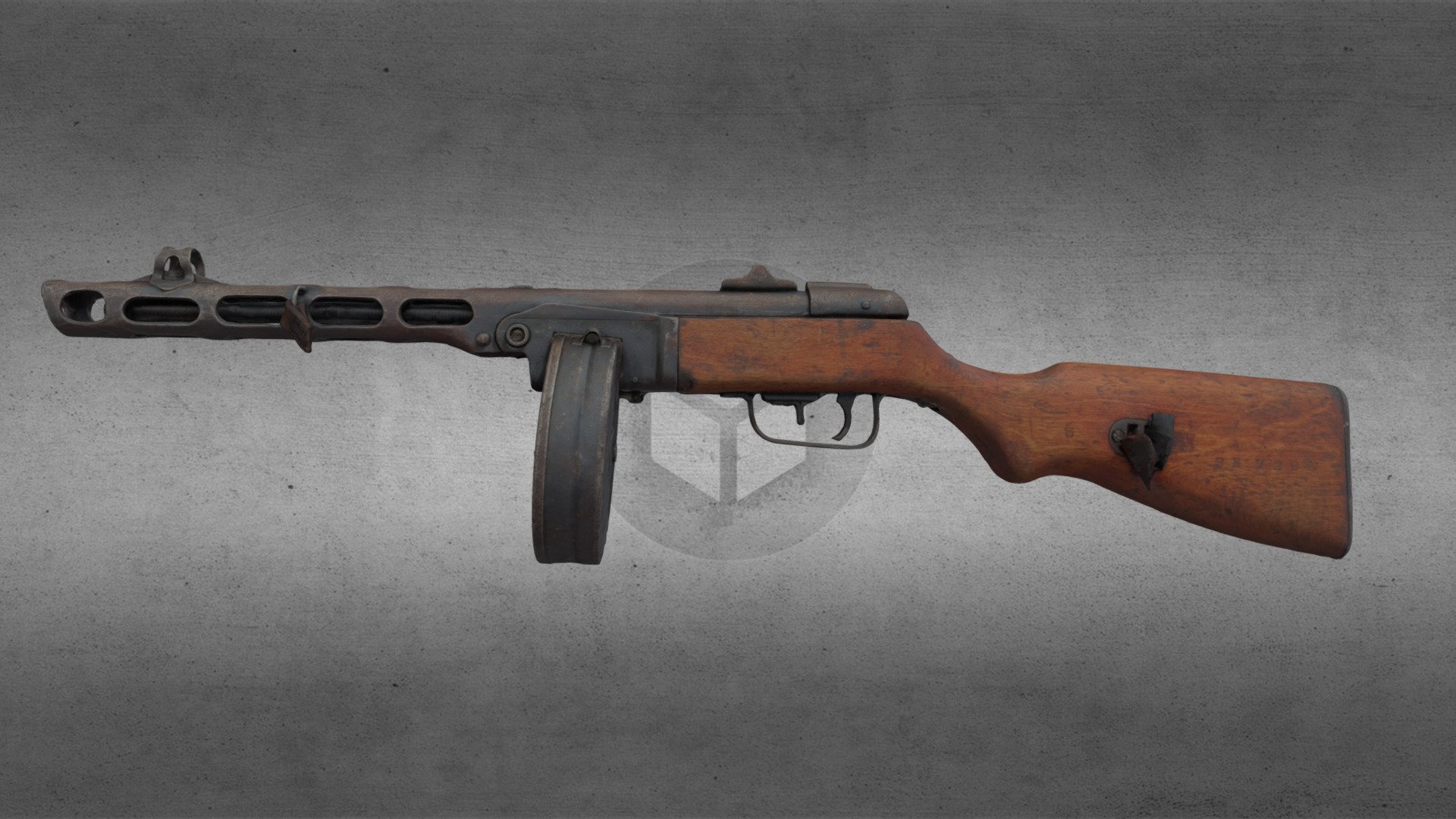 PPSh-41 Shpagin - 3D model by 3D Heritage Lab (@3Dheritagelab) [033f243 ...