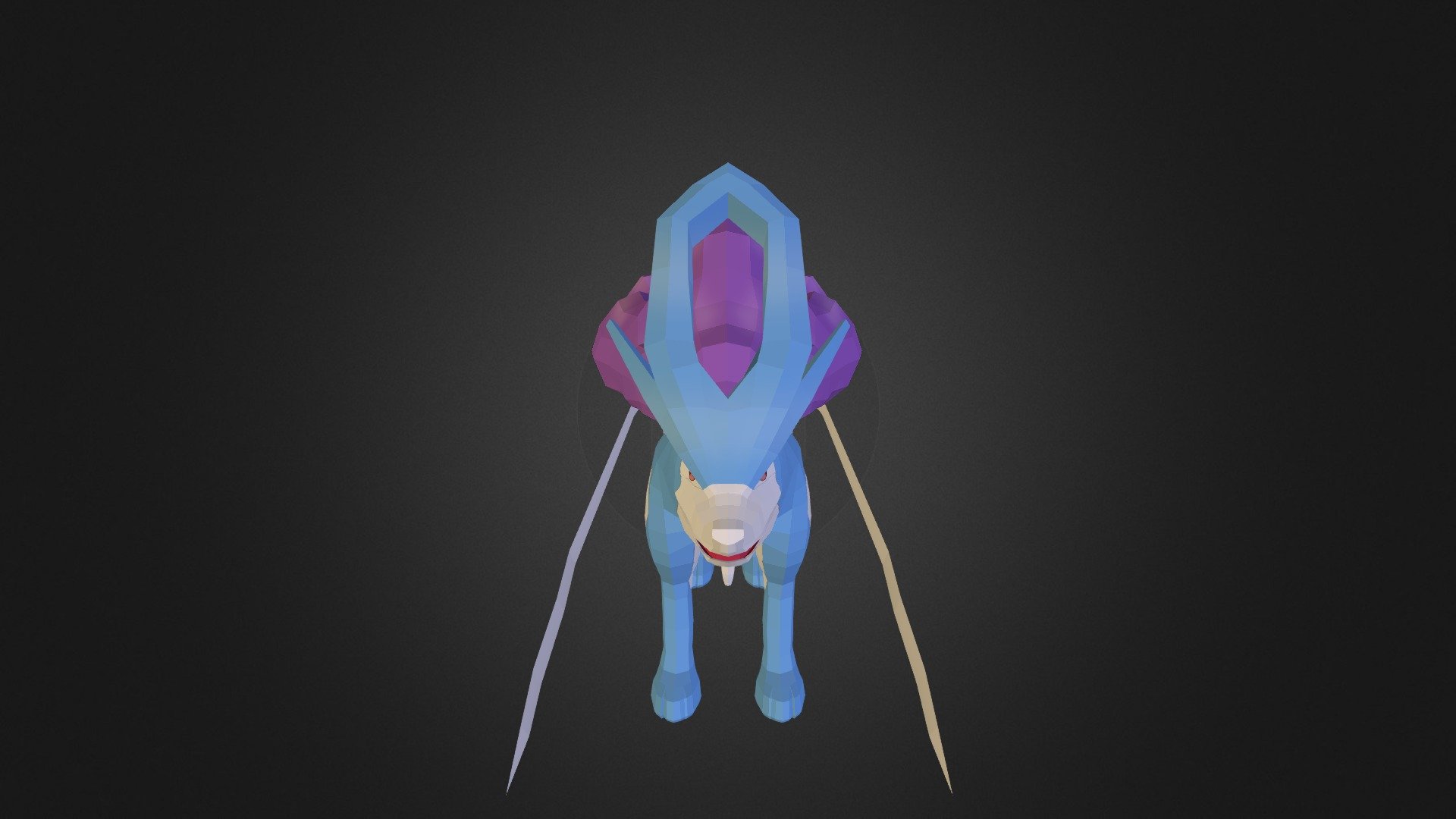 Suicune - 3D model by themidnightmage [0340304] - Sketchfab