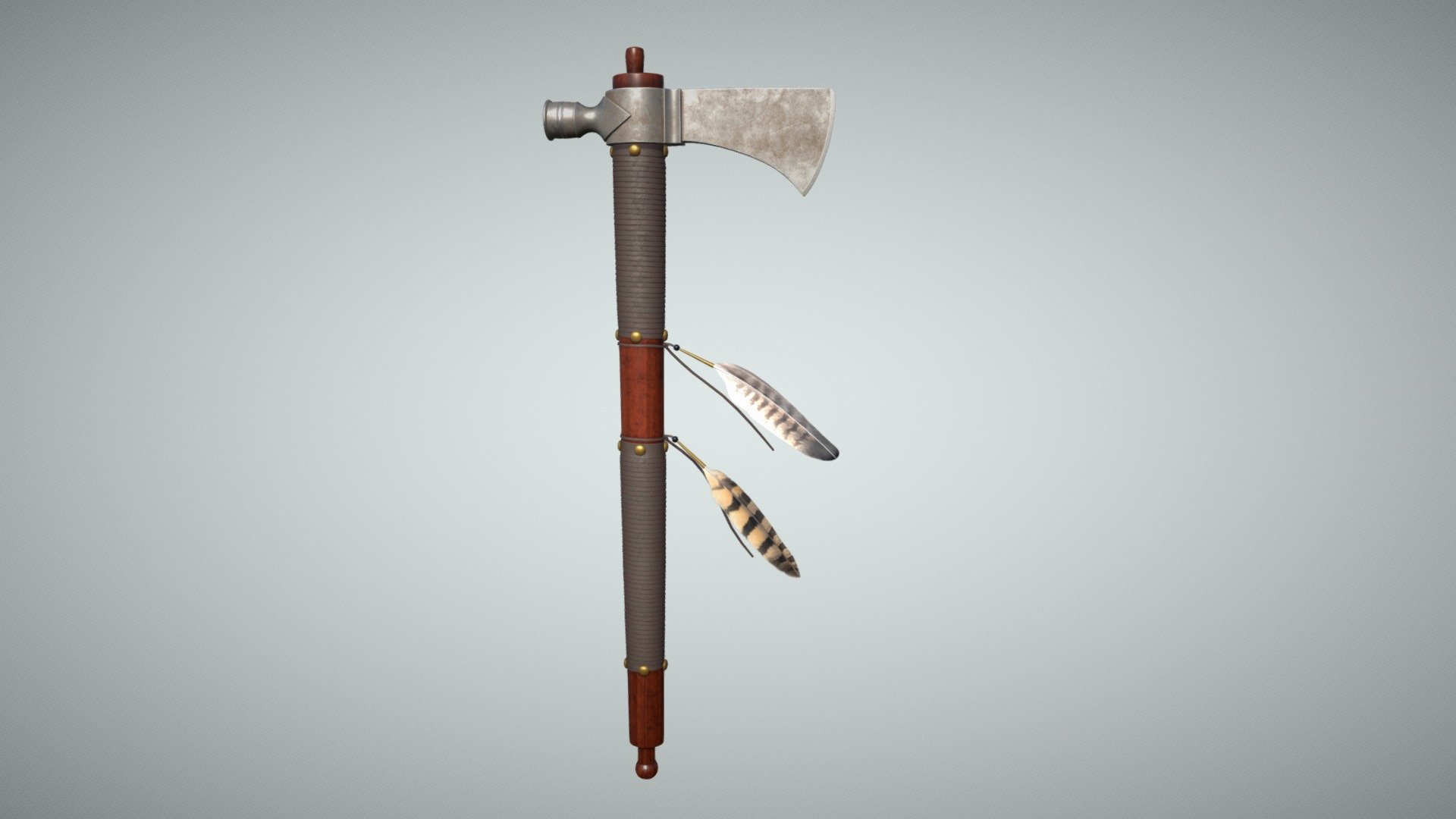 Pipe Tomahawk - 3D model by Dmitriy Kulichev (@kulichd) [0340ea3] - Sketchfab