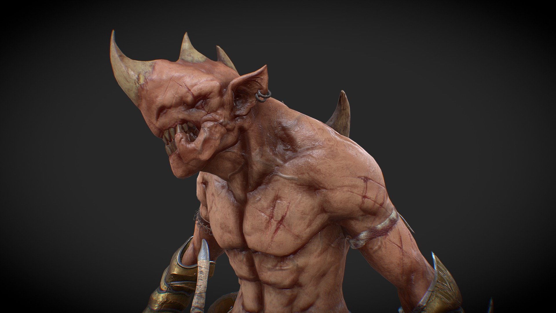 RPG Creature - 3D model by muhd aiman (@aimanarts) [0342306] - Sketchfab